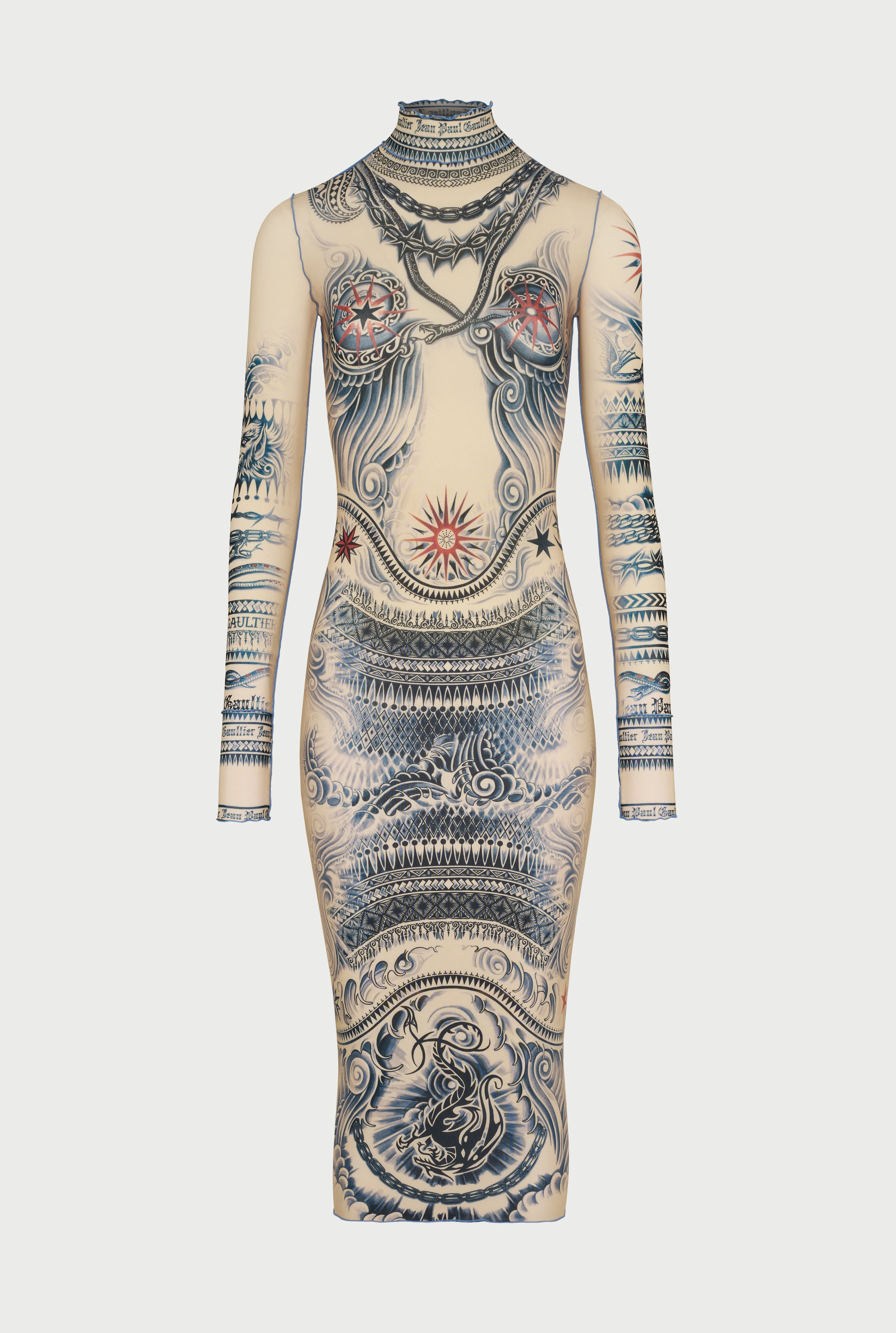 The Sun Tattoo Dress - Jean Paul Gaultier